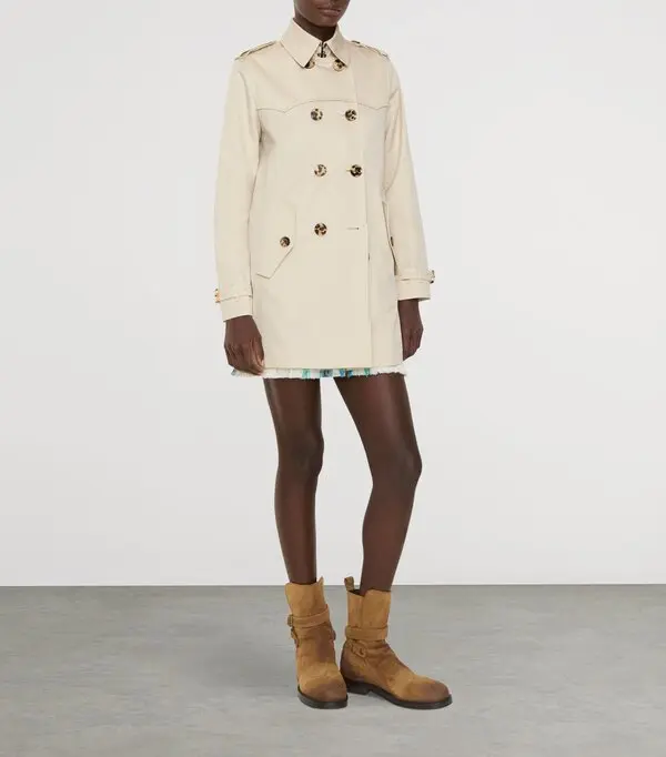 Burberry Cotton Summerside Trench Coat - Beige