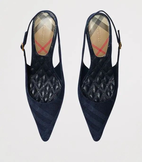 Burberry Lf Dame Slingback Heels 55