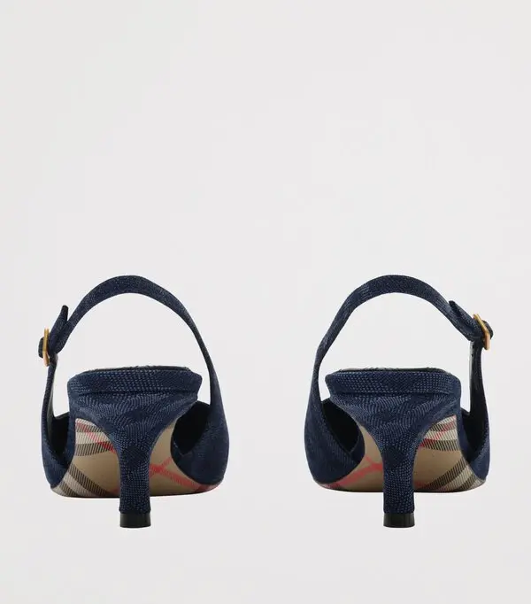 Burberry Lf Dame Slingback Heels 55