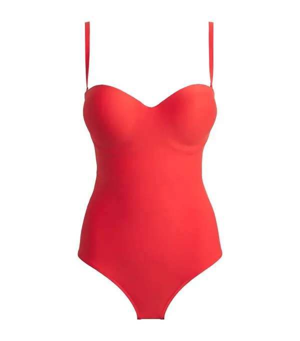 Wolford Mat De Luxe Form Swimsuit - Red
