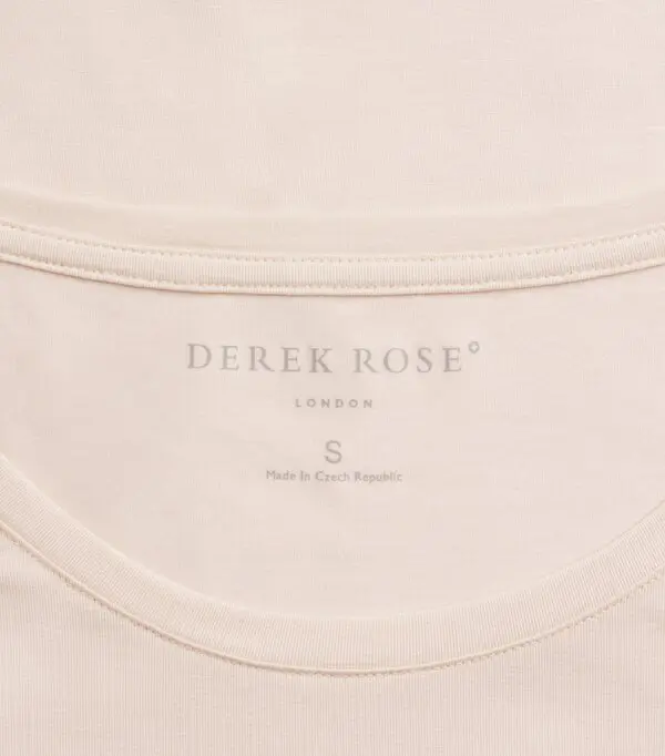 Derek Rose Micro Modal Lara Pyjama Top - Neutral