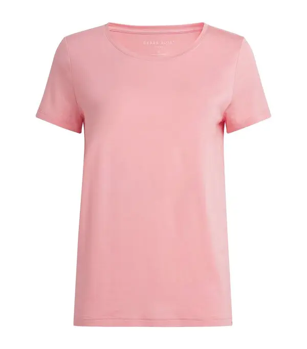 Derek Rose Micro Modal Lara Pyjama Top - Pink