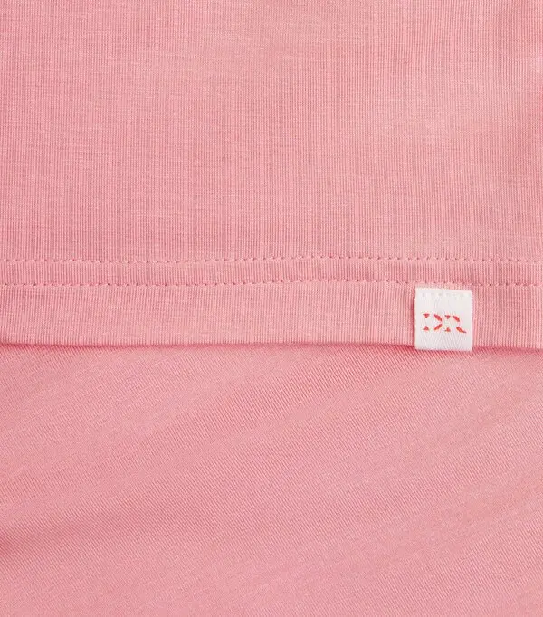 Derek Rose Micro Modal Lara Pyjama Top - Pink