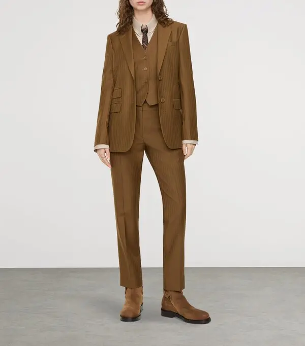 Burberry Wool-mohair Tailored Trousers
