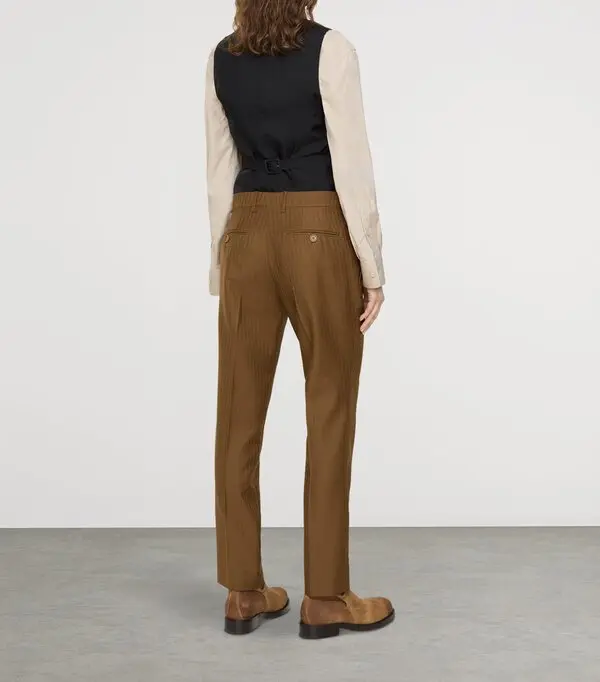 Burberry Wool-mohair Tailored Trousers