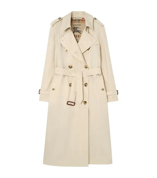 Burberry The Waterloo Heritage Trench Coat - Beige