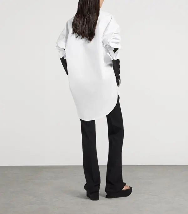 Balenciaga Cotton-silk Oversized Shirt