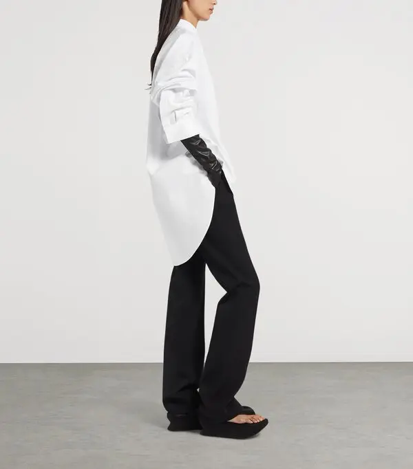 Balenciaga Cotton-silk Oversized Shirt