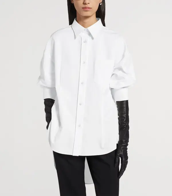Balenciaga Cotton-silk Oversized Shirt