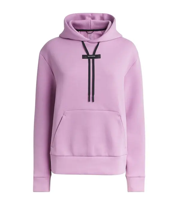 On Cott-blend Focus Tech Hoodie - Pink