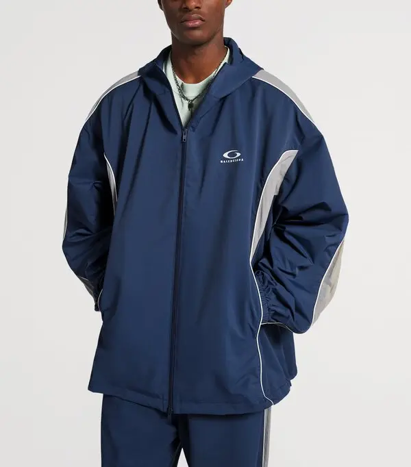 Balenciaga Loop Sports Icon Track Jacket - Blue
