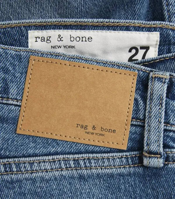 Rag & Bone Harlow Straight Leg Jeans - Blue