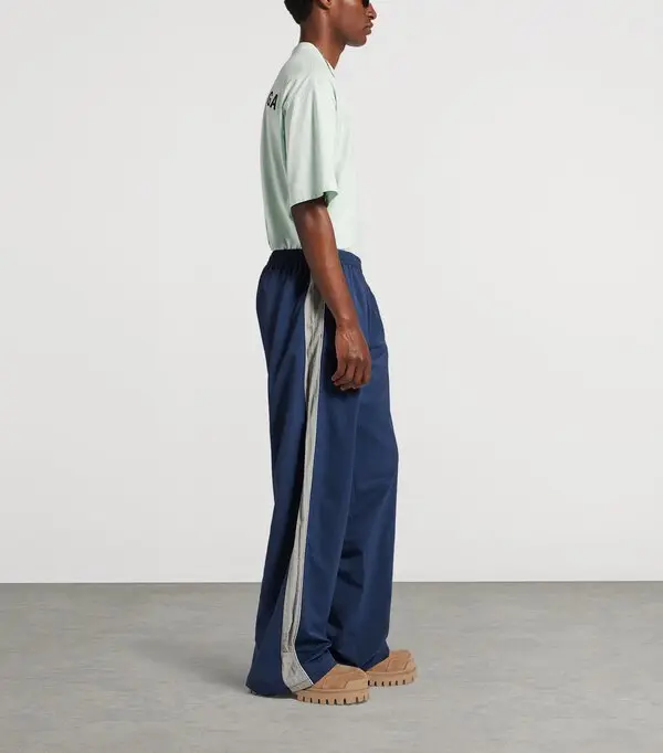 Balenciaga Loop Sports Icon Track Pants - Blue
