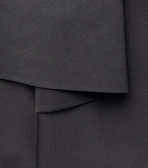 Loewe High-neck Draped Mini Dress