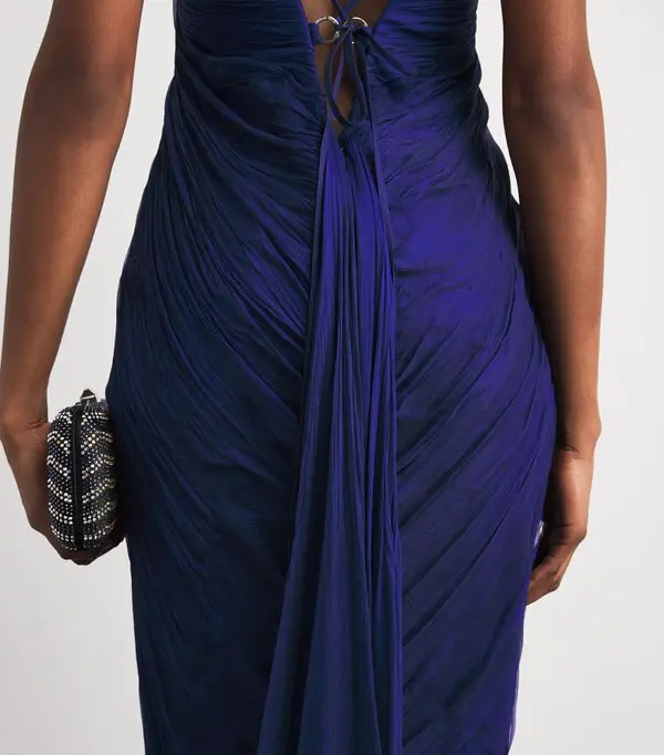 MARIA LUCIA HOHAN Silk Victoria Maxi Dress