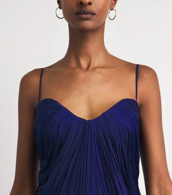 MARIA LUCIA HOHAN Silk Victoria Maxi Dress