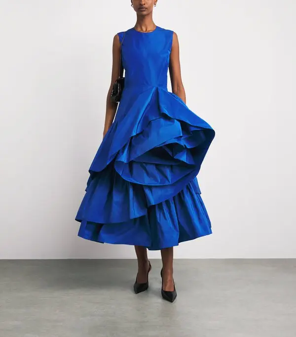 ROKSANDA Tiered Radical Midi Dress