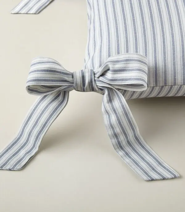 PEACOCK ALLEY Caitlin Bow Pillow