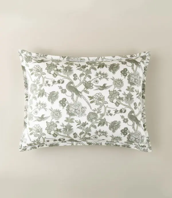 PEACOCK ALLEY Highgrove Toile Reversible Duvet Set - Highgrove Moss