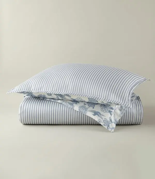 PEACOCK ALLEY Highgrove Toile Reversible Duvet Set - Highgrove Moss
