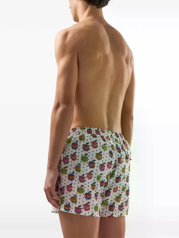 Gcds Apple-print Swim Shorts