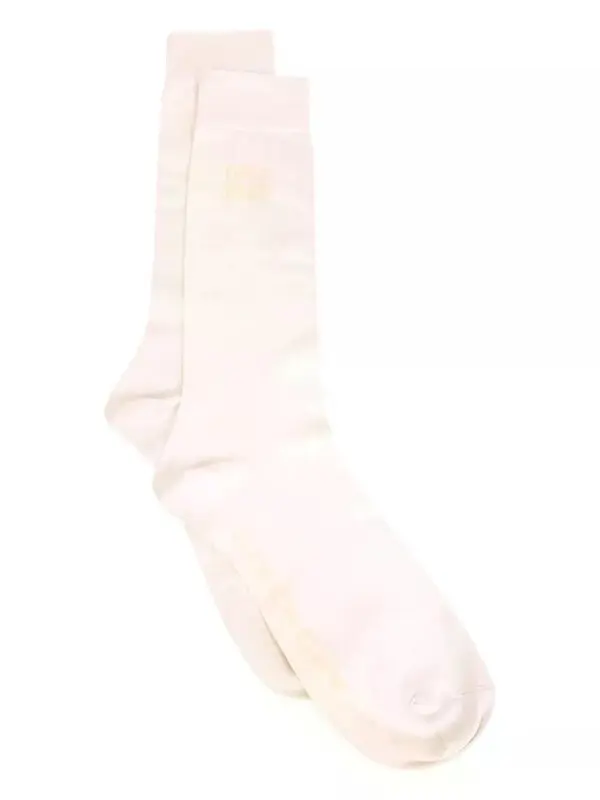 Givenchy Logo-embellishment Socks - Neutrals