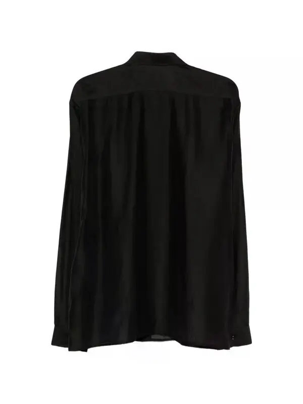 MARSEM Contrast-stitch Long-sleeve Shirt