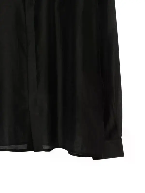 MARSEM Contrast-stitch Long-sleeve Shirt