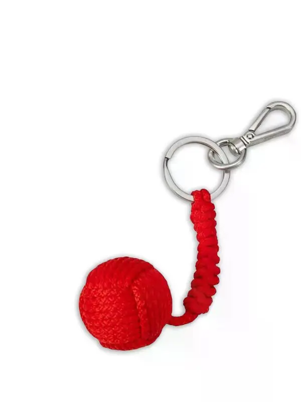 Vilebrequin Braided Rope-knot Keyring - Red