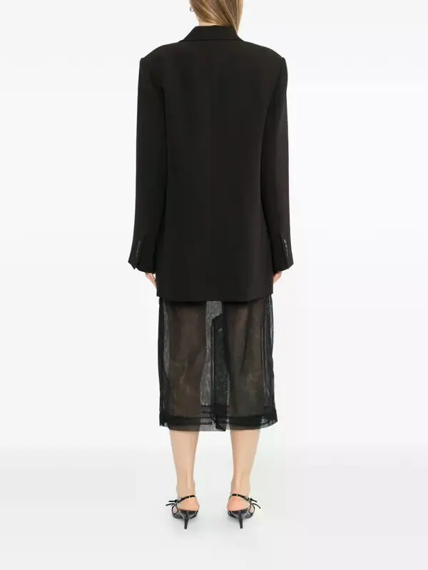 Khaite Balton Crystal-embellished Blazer - Black