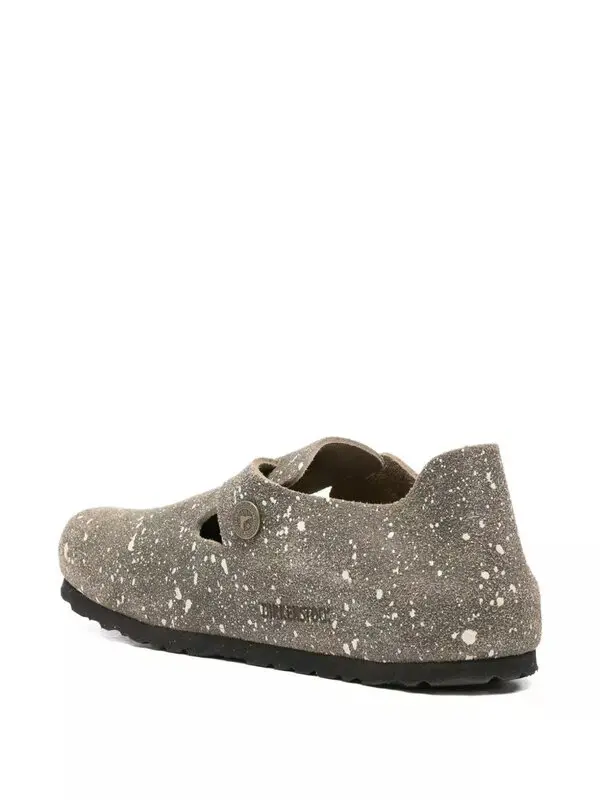 BIRKENSTOCK 1774 X Song For The Mute Speckled-suede Loafers - Grey