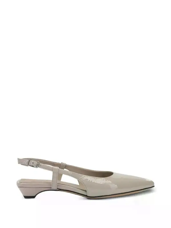POMME D´OR Greta Patent Leather Slingback Pumps