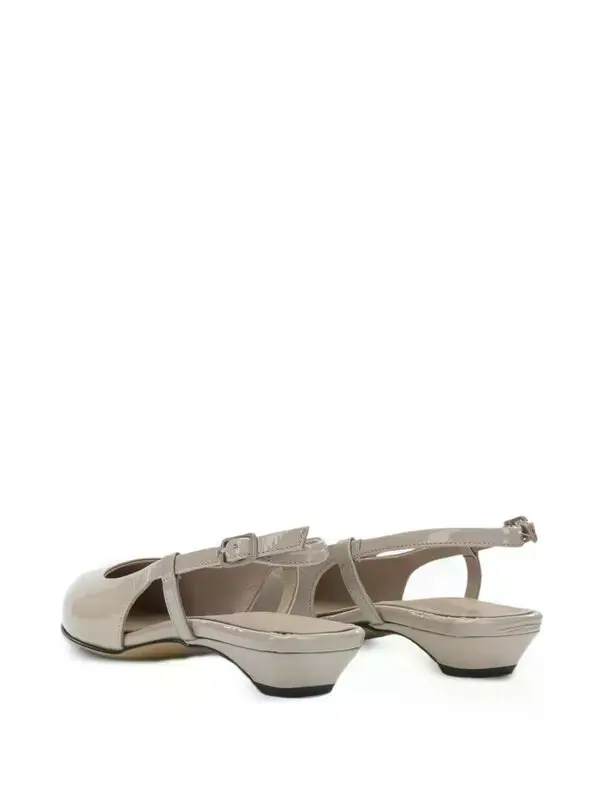 POMME D´OR Greta Patent Leather Slingback Pumps