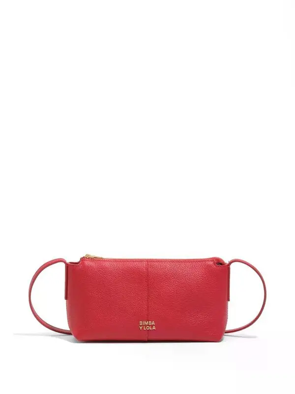 Bimba Y Lola Grained Leather Mini Bag - Red