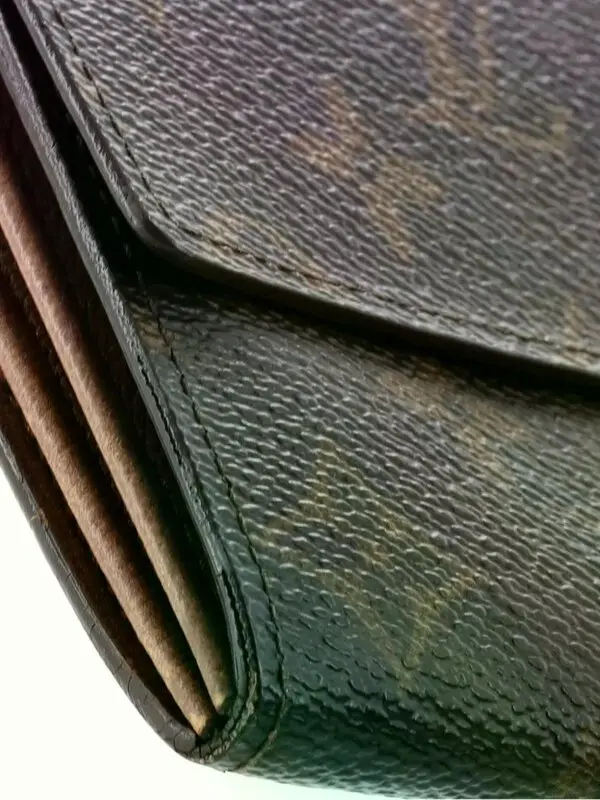 LOUIS VUITTON Vintage Sarah Wallet Monogram Canvas Small Wallets