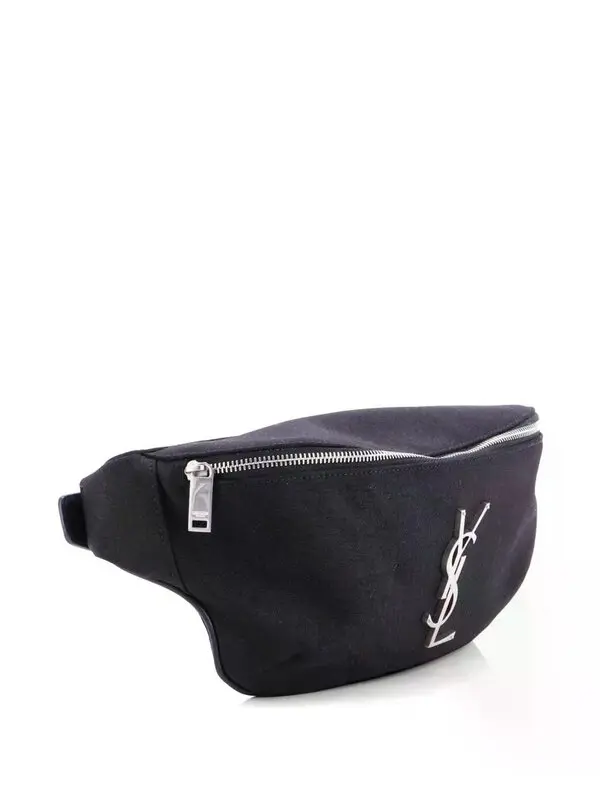 Saint Laurent Classic Monogram Canvas Belt Bag