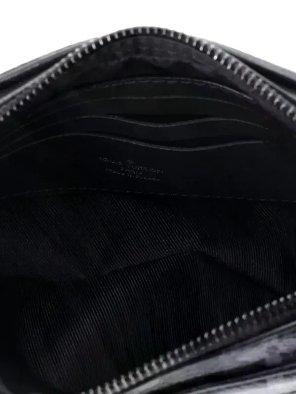 LOUIS VUITTON Pochette Volga Monogram Eclipse Canvas Clutch