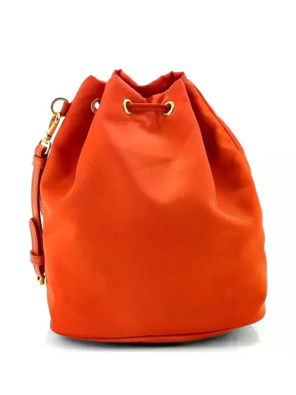 Prada Drawstring Tessuto Small Bucket Bag
