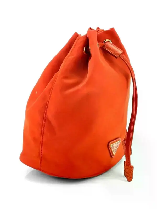 Prada Drawstring Tessuto Small Bucket Bag