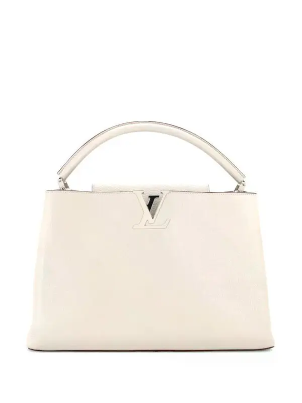 LOUIS VUITTON Capucines Gm Satchel - Neutrals