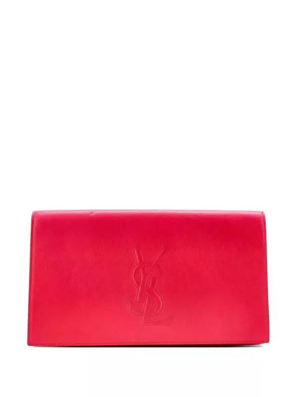 Saint Laurent Belle De Jour Large Clutch - Pink