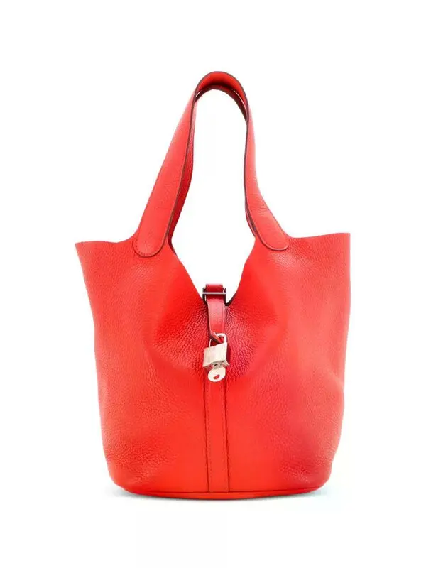 Hermès Picotin Lock Mm Bucket Bag - Red
