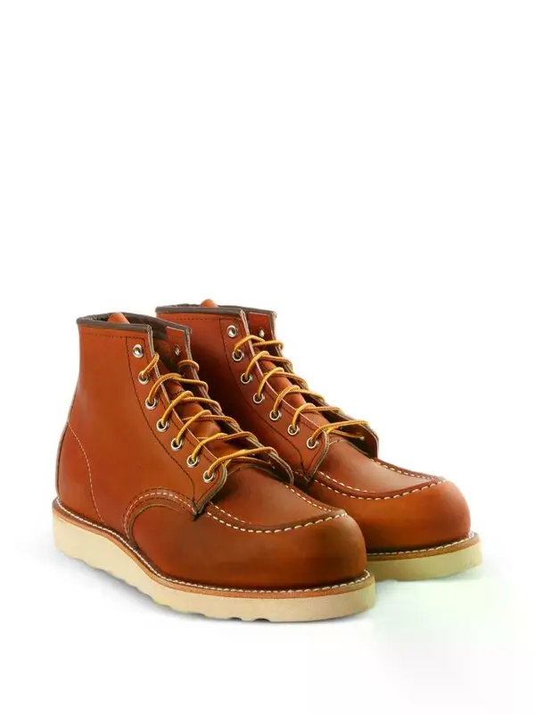 Red Wing Moc Toe 6-inch Boots - Brown
