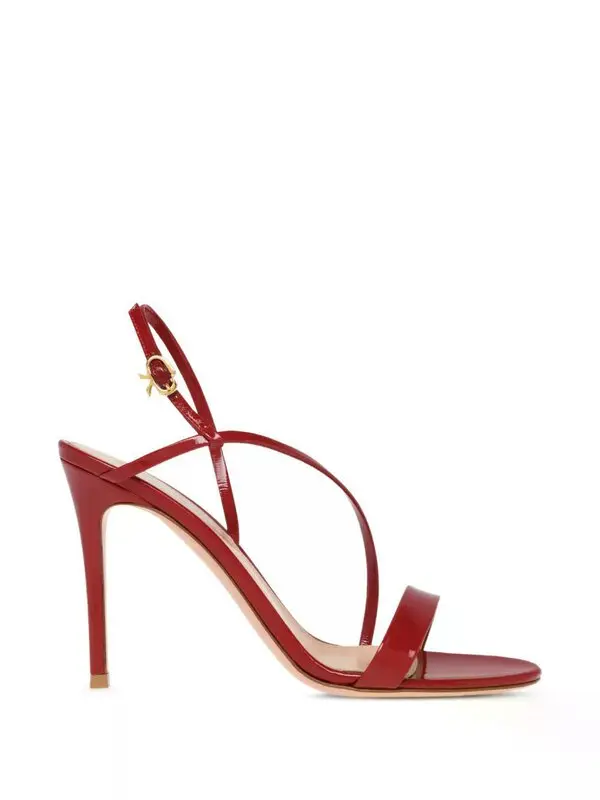 GIANVITO ROSSI Manhattan Ankle-strap Sandals - Red