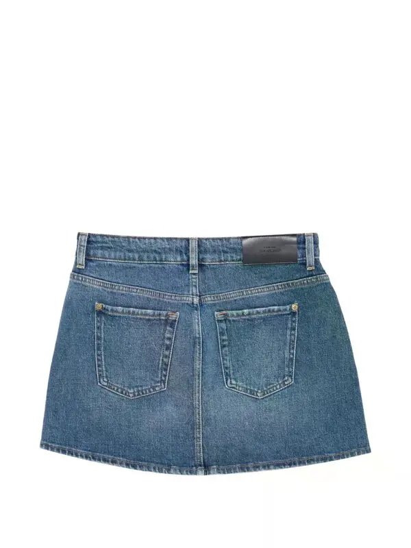 7 For All Mankind Milly Denim Mini Skirt