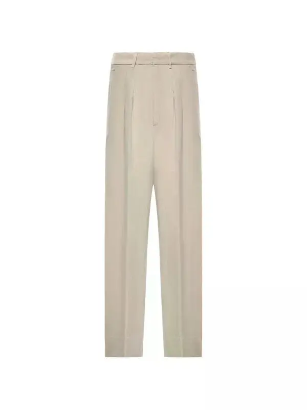 DONDUP Pleated Trousers - Neutrals