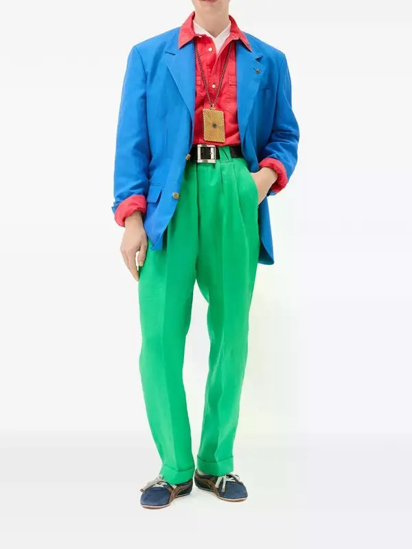 Versace Hemp Formal Pants