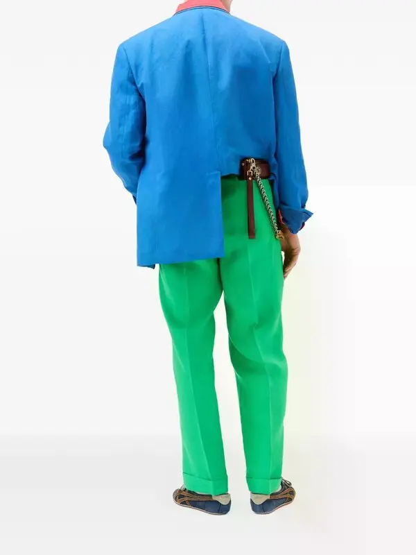 Versace Hemp Formal Pants