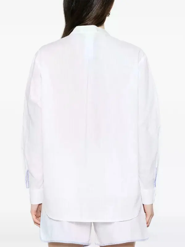 RELAX RE-LUX Embroidered Long-sleeve Shirt