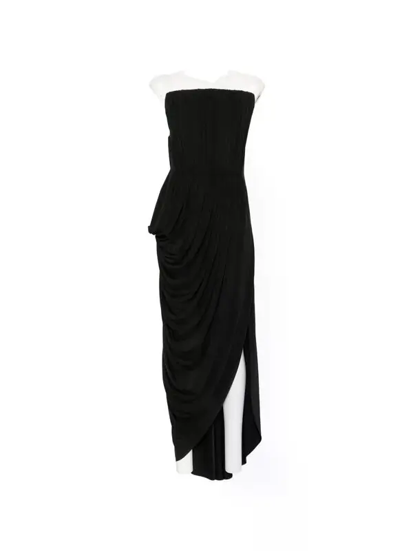 Stella McCartney Draped Asymmetric Dress - Black